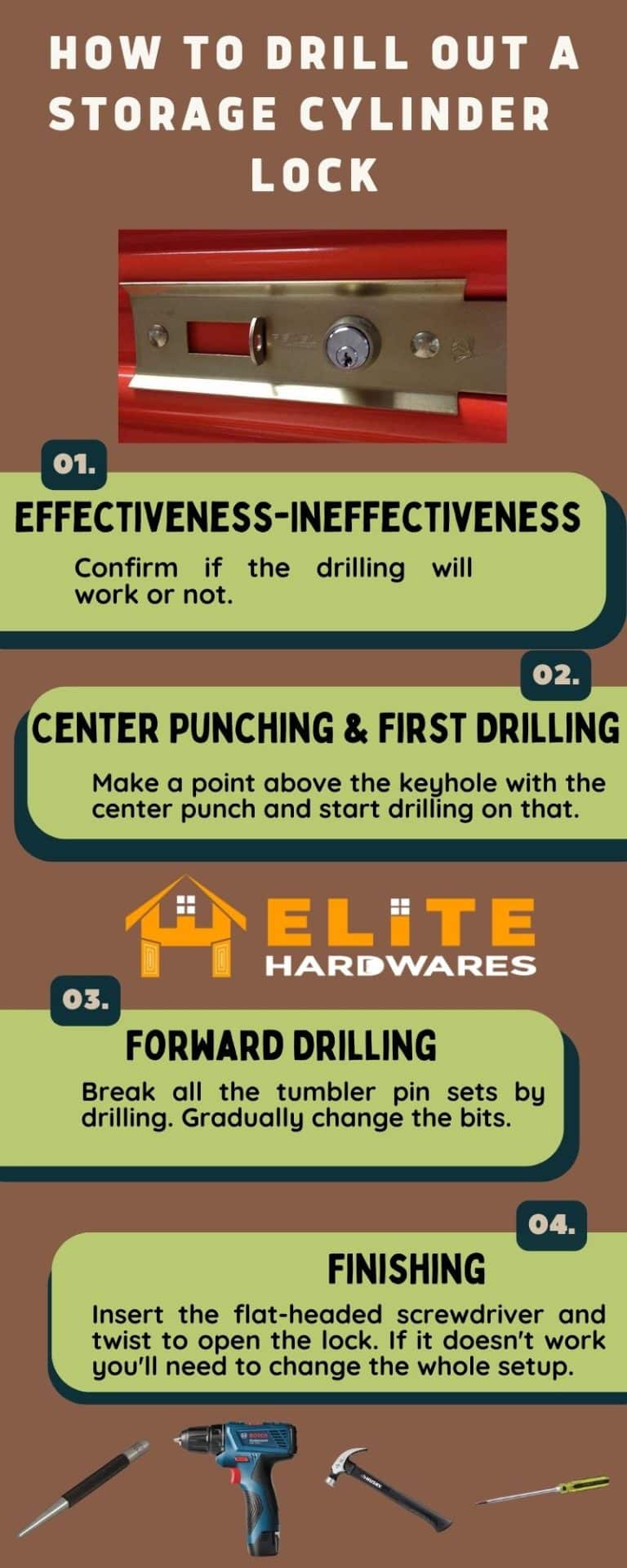 How to Drill Out a Storage Cylinder Lock? 4 Simplest Ways