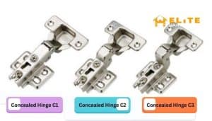 Concealed Hinges: C1, C2 & C3 Difference | Which One Is Best for Your Use?